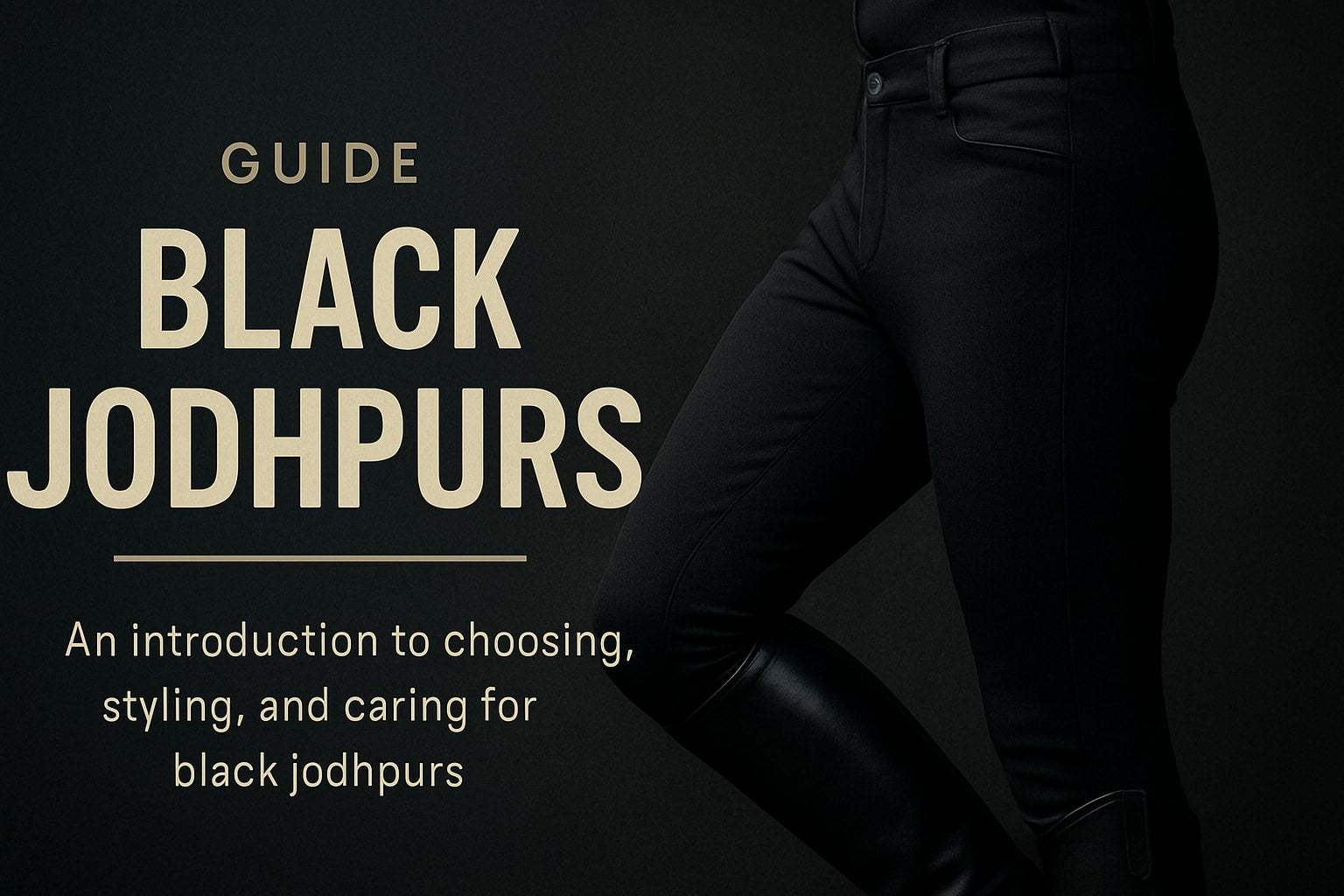 Black Jodhpurs Guide: Style & Comfort for 2026 – Gallant Equestrian