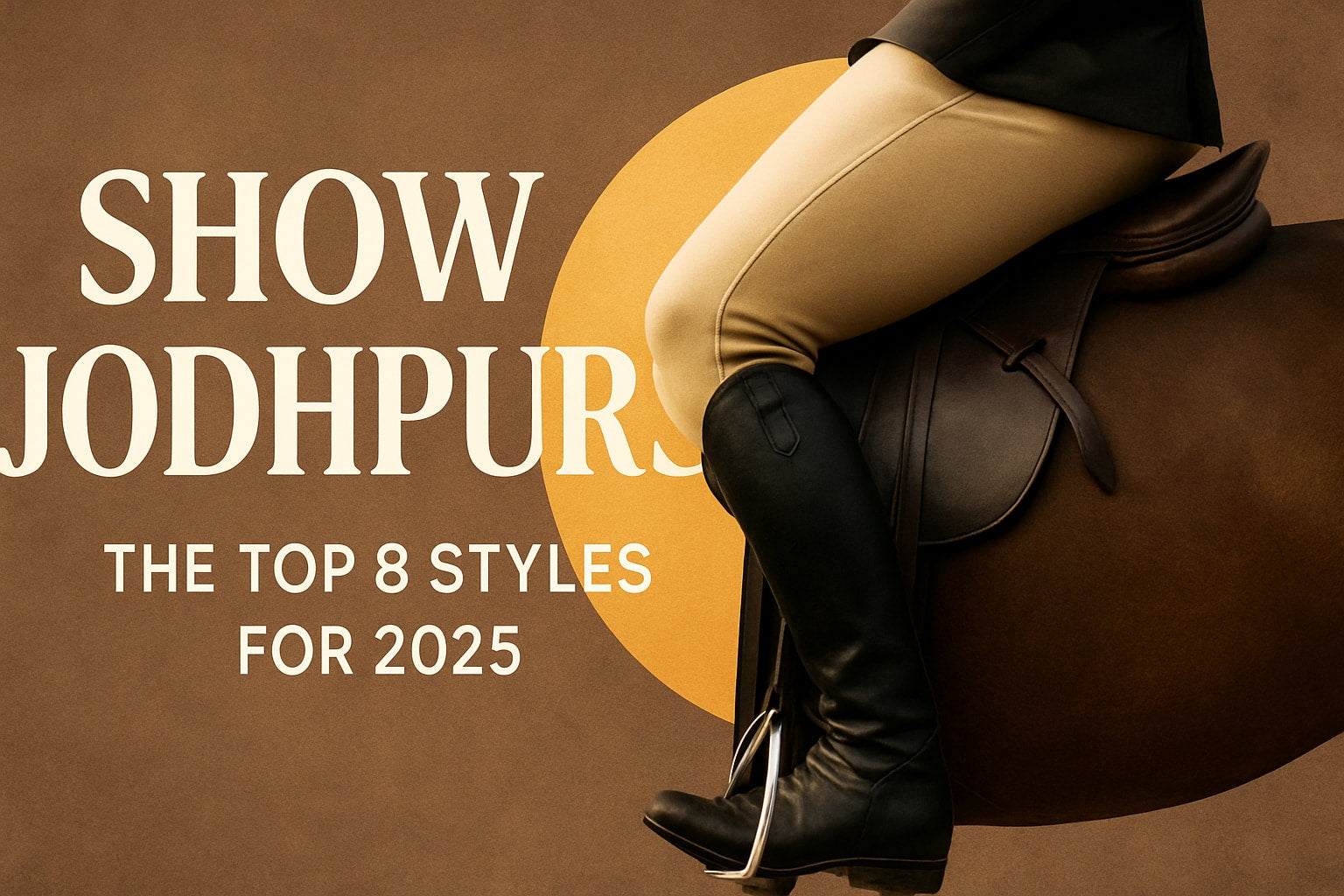 Top 8 Show Jodhpurs Styles for Equestrians in 2025 – Gallant Equestrian